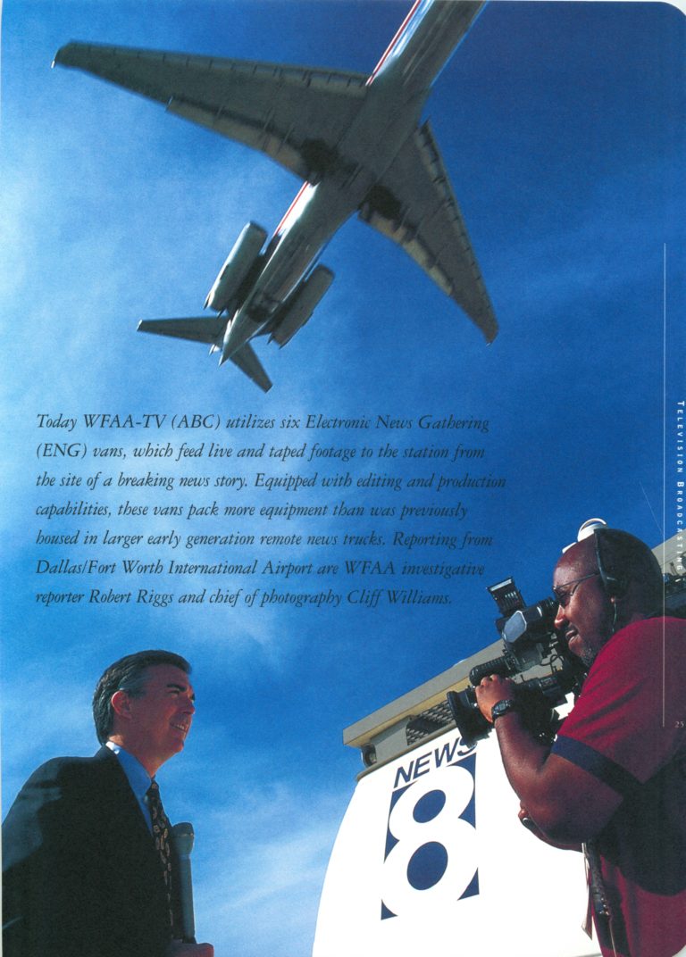 1998 Belo 156th Anniversary Robert Riggs & Cliff Williams of WFAA-TV ...