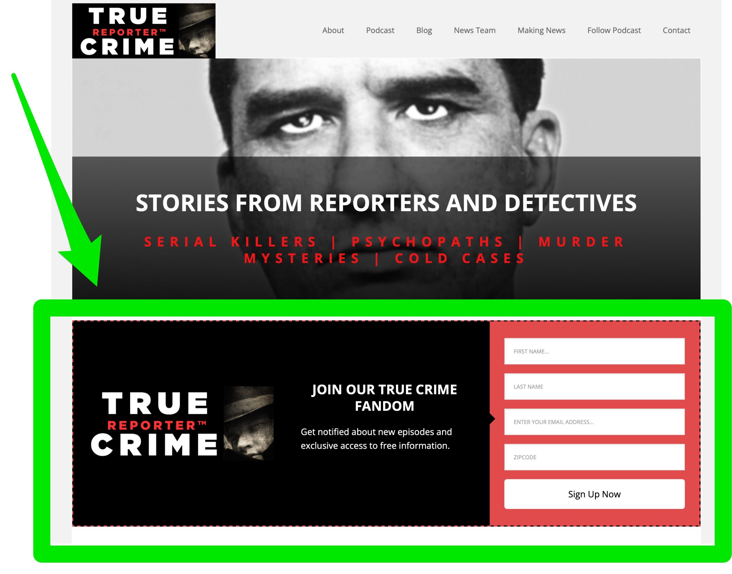 Join-the-True-Crime-Reporter™-Community - True Crime Reporter® Podcast